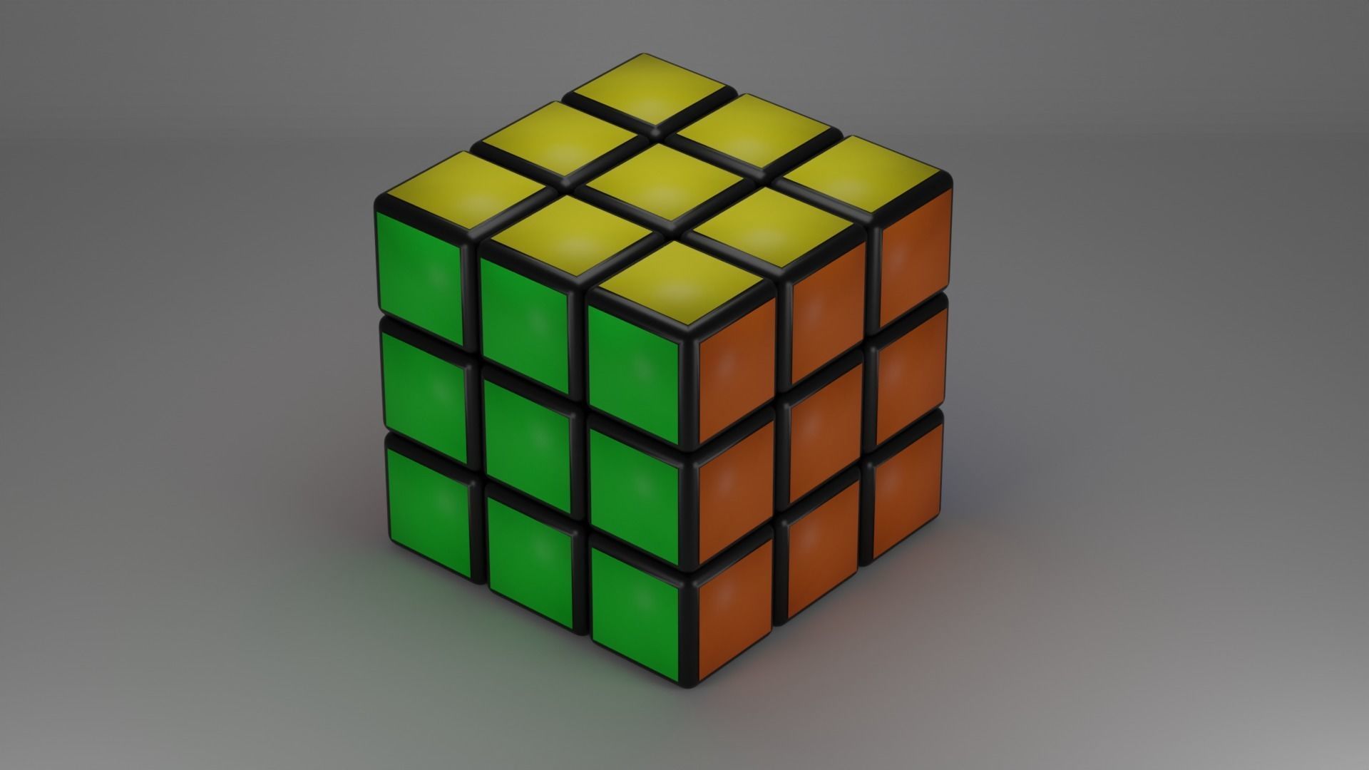 Rubiks cube Low-poly 3D model free VR / AR / low-poly 3D model | CGTrader