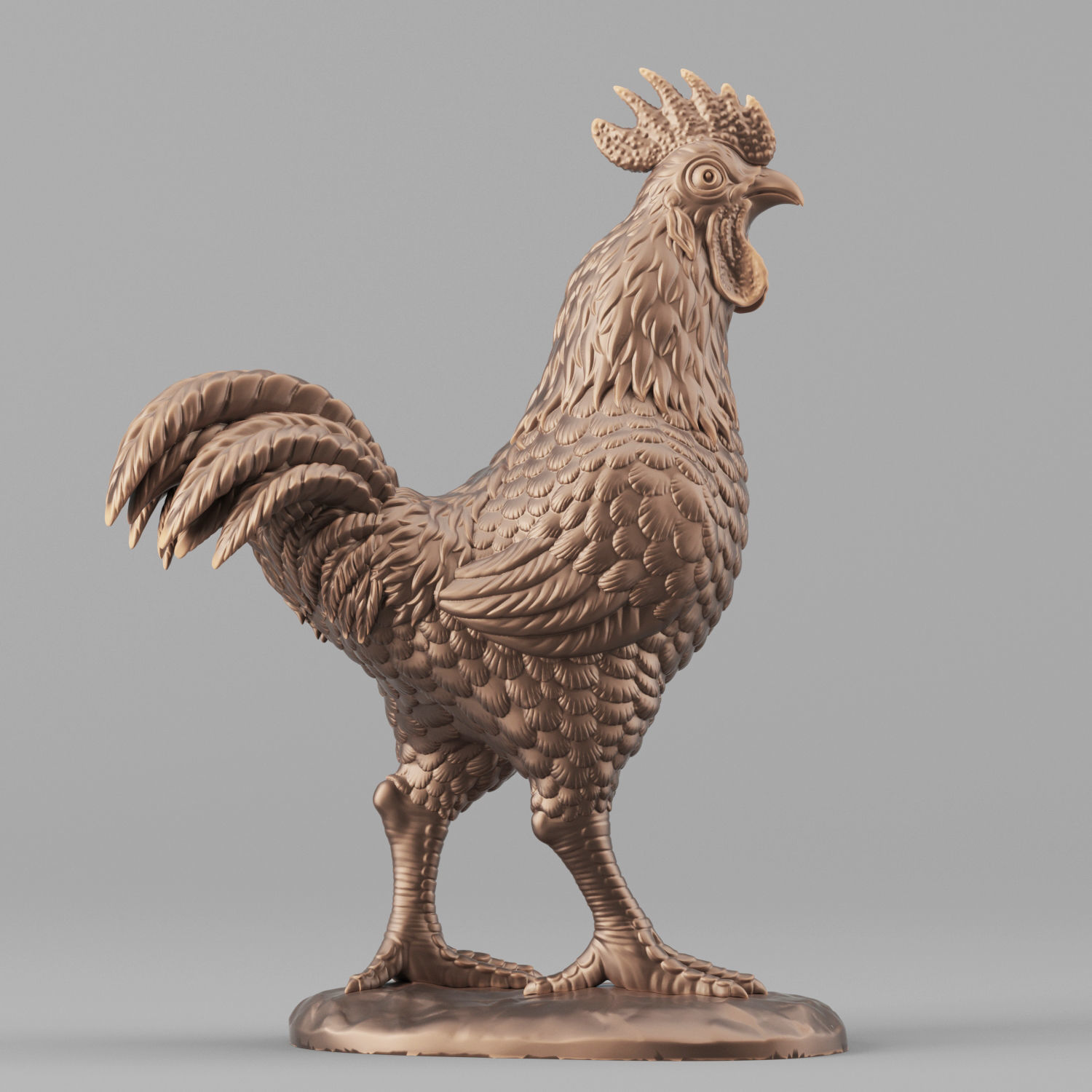 Rooster 3D model 3D printable | CGTrader