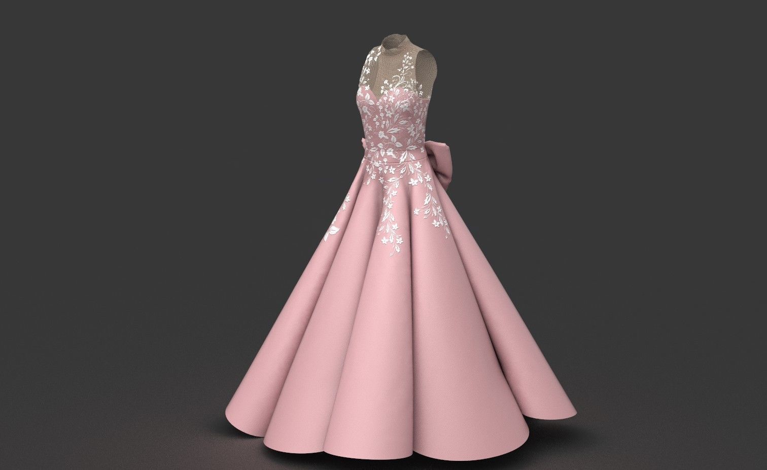 PROM DRESS 2 3D model | CGTrader