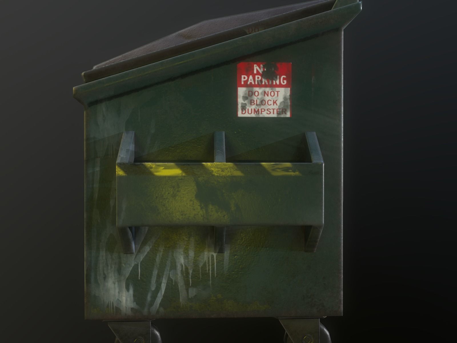3D model Dumpster prop pbr VR / AR / low-poly | CGTrader