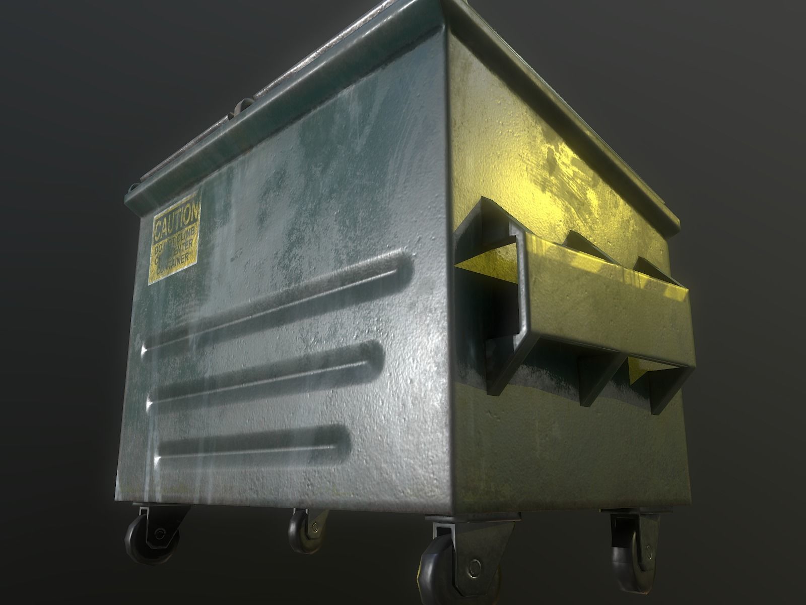 3D model Dumpster prop pbr VR / AR / low-poly | CGTrader