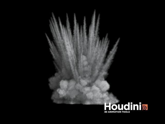 3D model Houdini - Shrapnel Explosion VR / AR / low-poly rigged ...