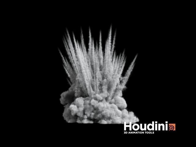 3D model Houdini - Shrapnel Explosion VR / AR / low-poly rigged ...
