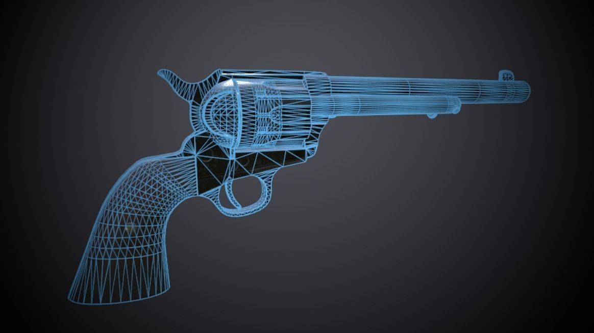 3D model Colt M 1873 Peacemaker VR / AR / low-poly | CGTrader