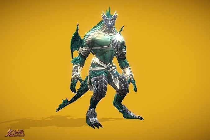 3D model RPG Lizard Man 4 VR / AR / low-poly | CGTrader