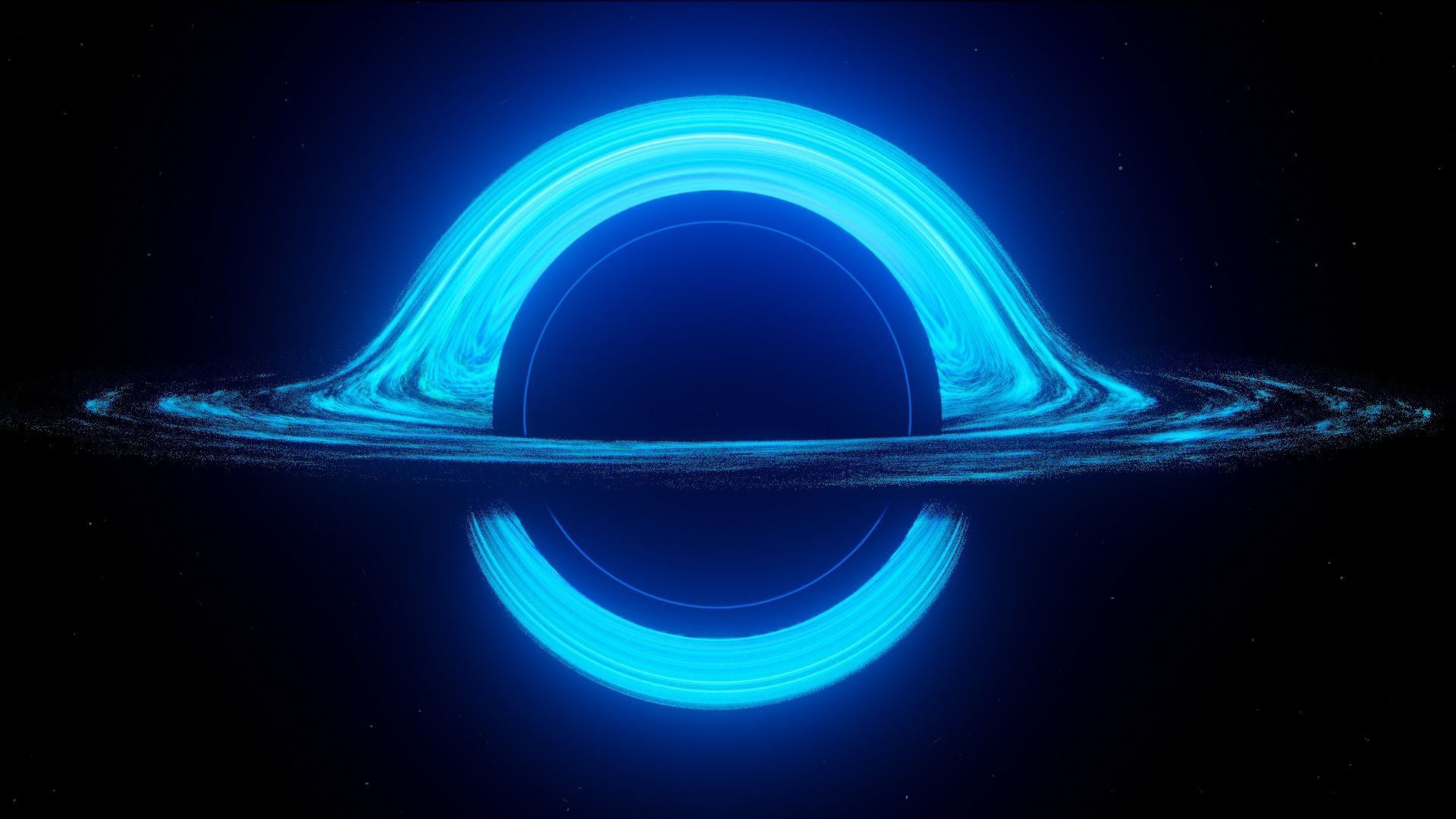 Interstellar Black Hole Animated 3D model animated | CGTrader