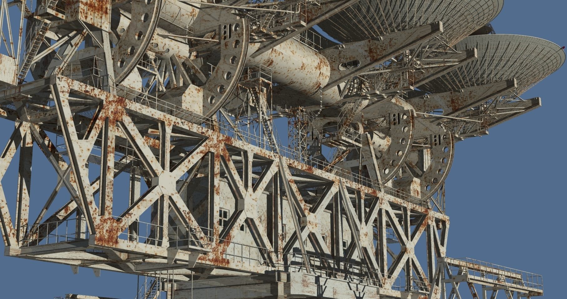 deep space communications and planetary radar Pulton 3D model | CGTrader