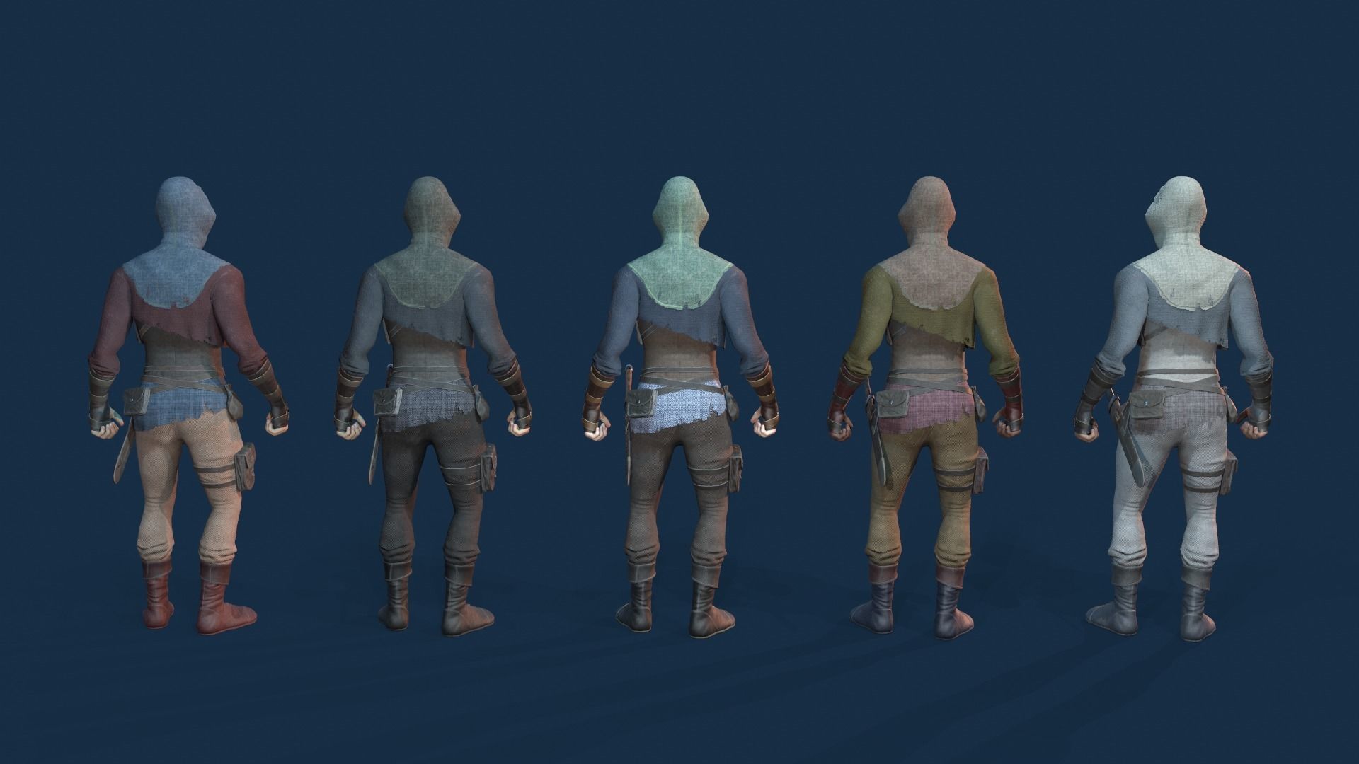 3D model Male Robber VR / AR / low-poly rigged animated | CGTrader