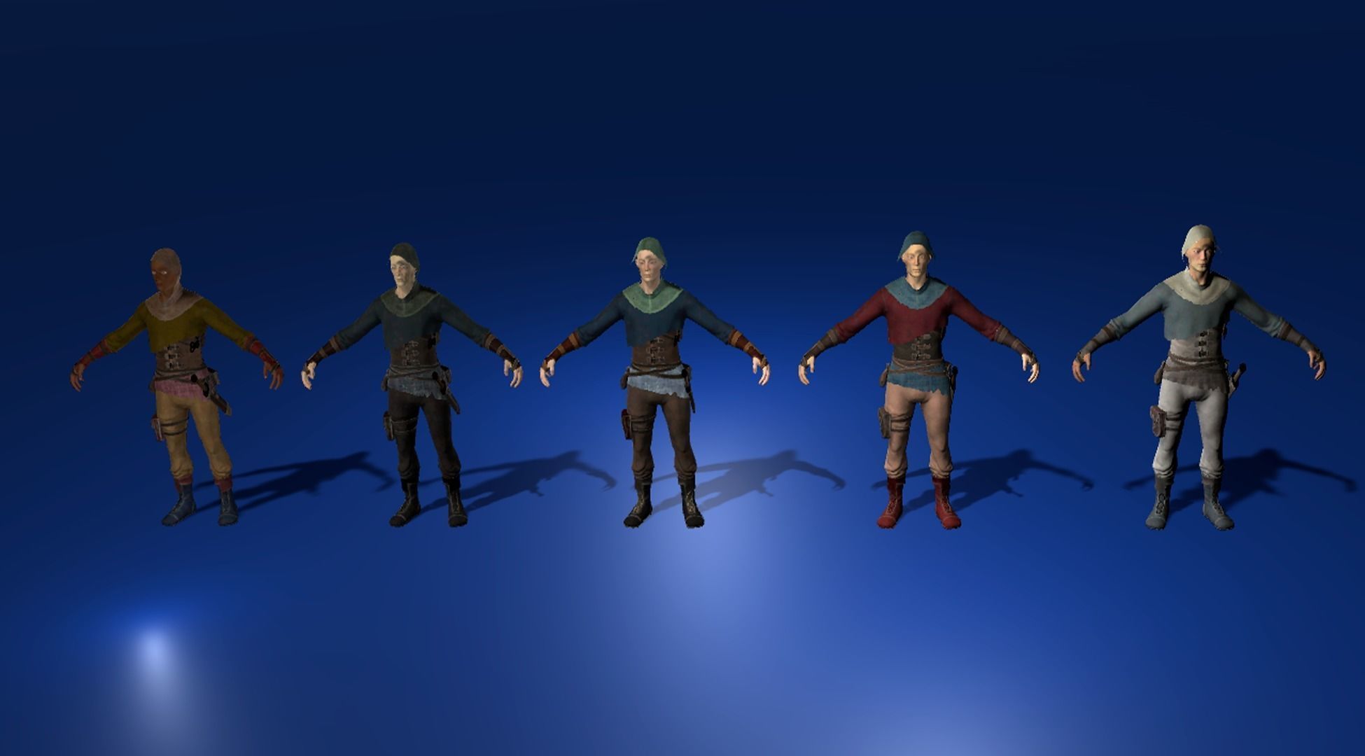 3D model Male Robber VR / AR / low-poly rigged animated | CGTrader