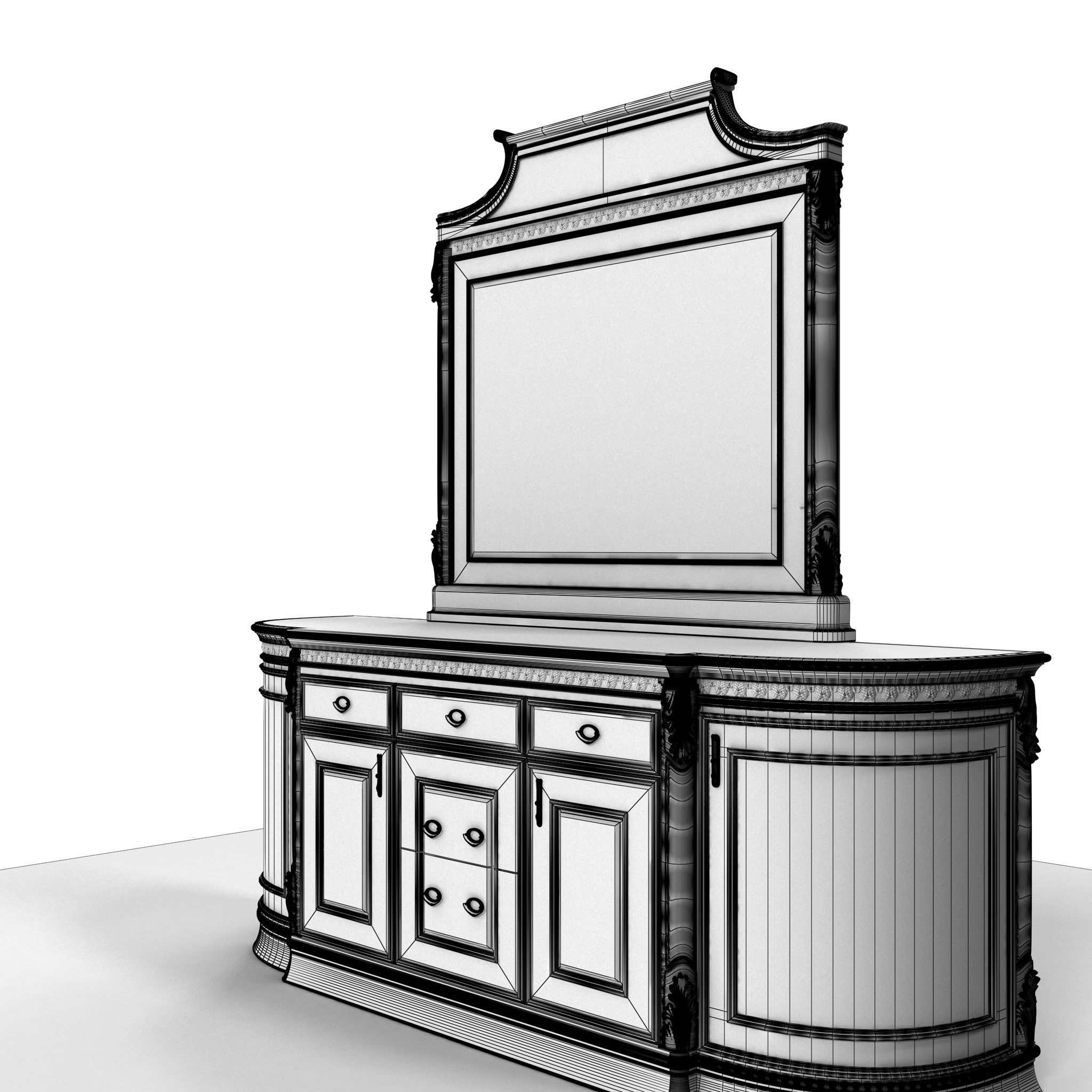 dressing table 3D model | CGTrader