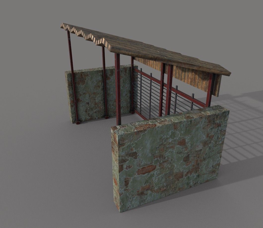 3D model Old Shack PBR VR / AR / low-poly | CGTrader