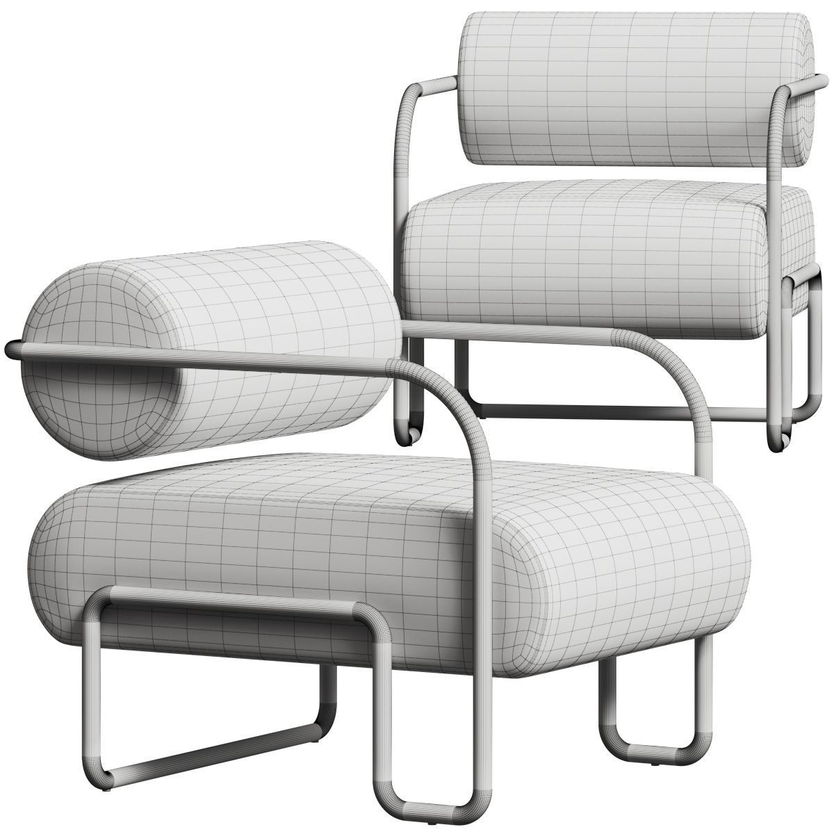 Kelly Wearstler Ardent Club Chair 3D model | CGTrader