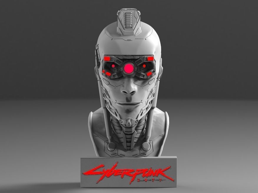Cyberpunk 2077 lamp 3D model 3D printable | CGTrader