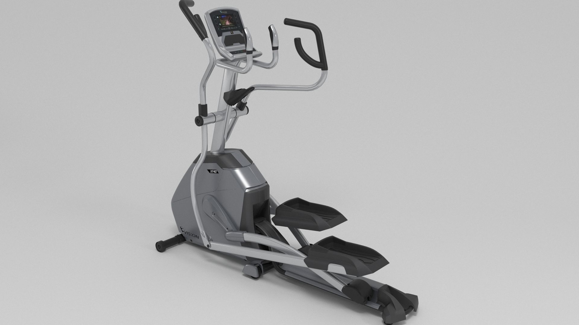 Vision Fitness XF40 Elliptical Machine 3D model | CGTrader