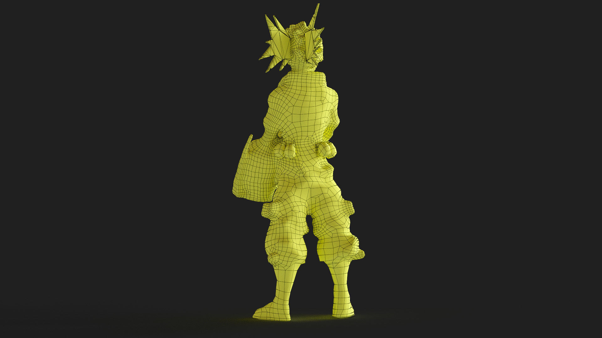 3D model Katsuki Bakugo My Hero Academia VR / AR / low-poly | CGTrader