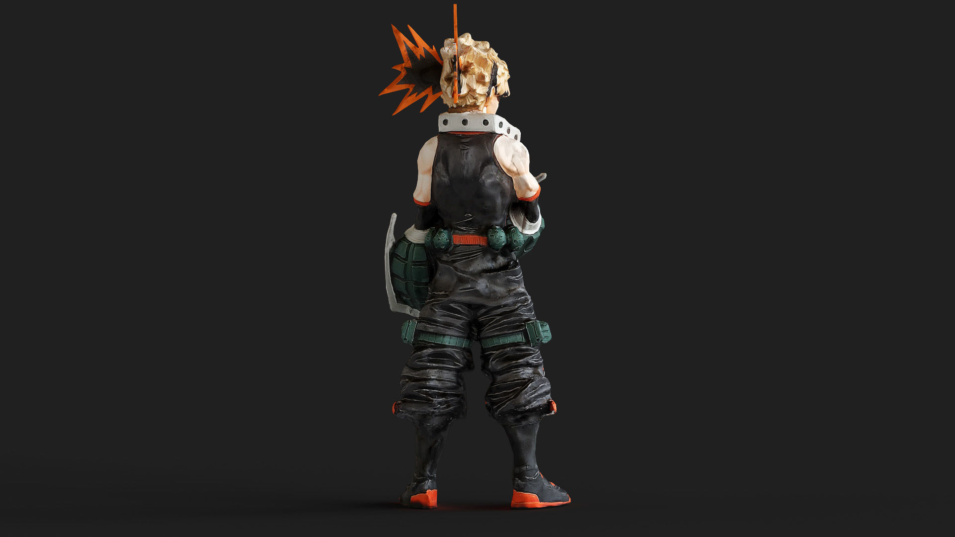 3D model Katsuki Bakugo My Hero Academia VR / AR / low-poly | CGTrader