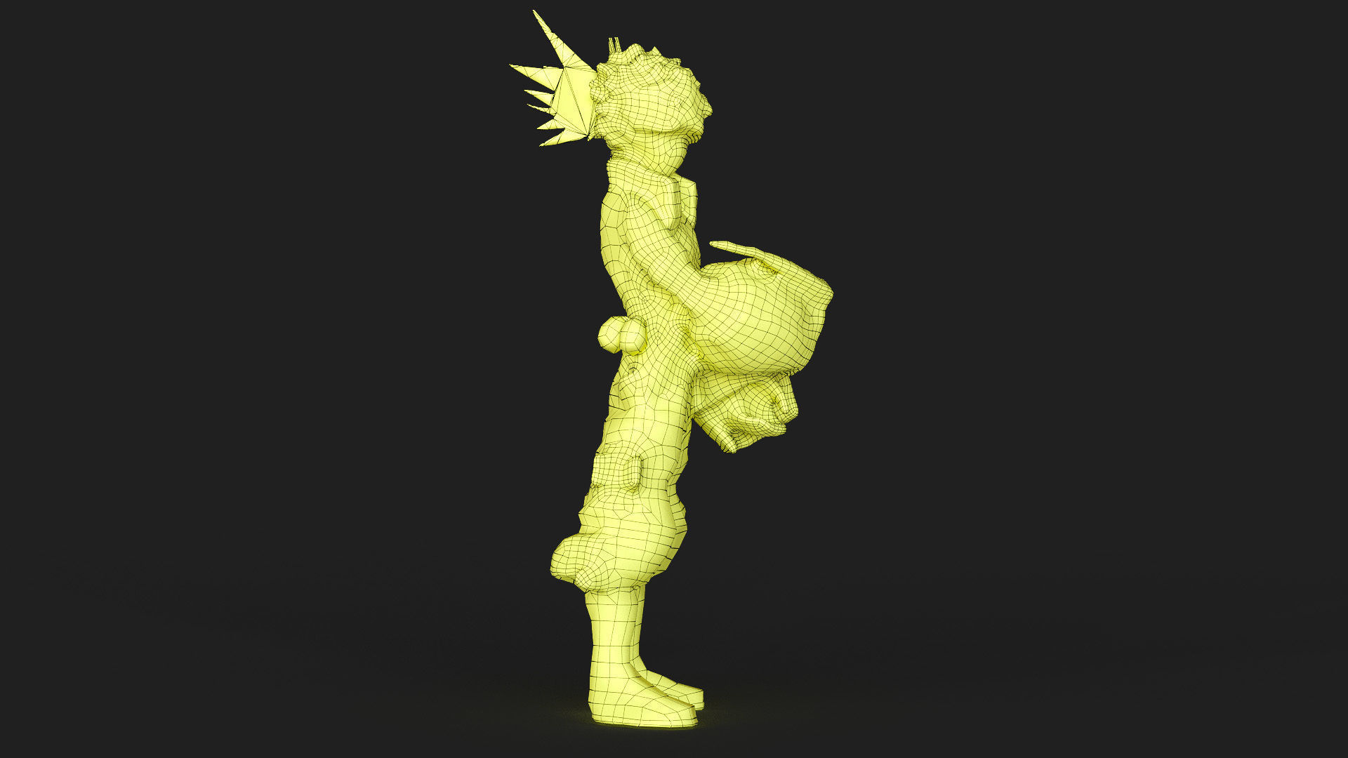 3D model Katsuki Bakugo My Hero Academia VR / AR / low-poly | CGTrader