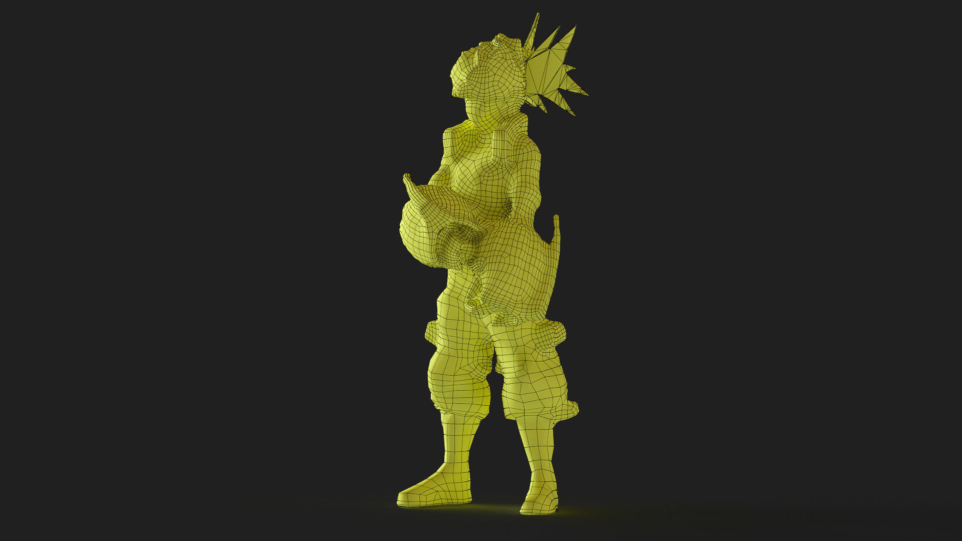 3D model Katsuki Bakugo My Hero Academia VR / AR / low-poly | CGTrader
