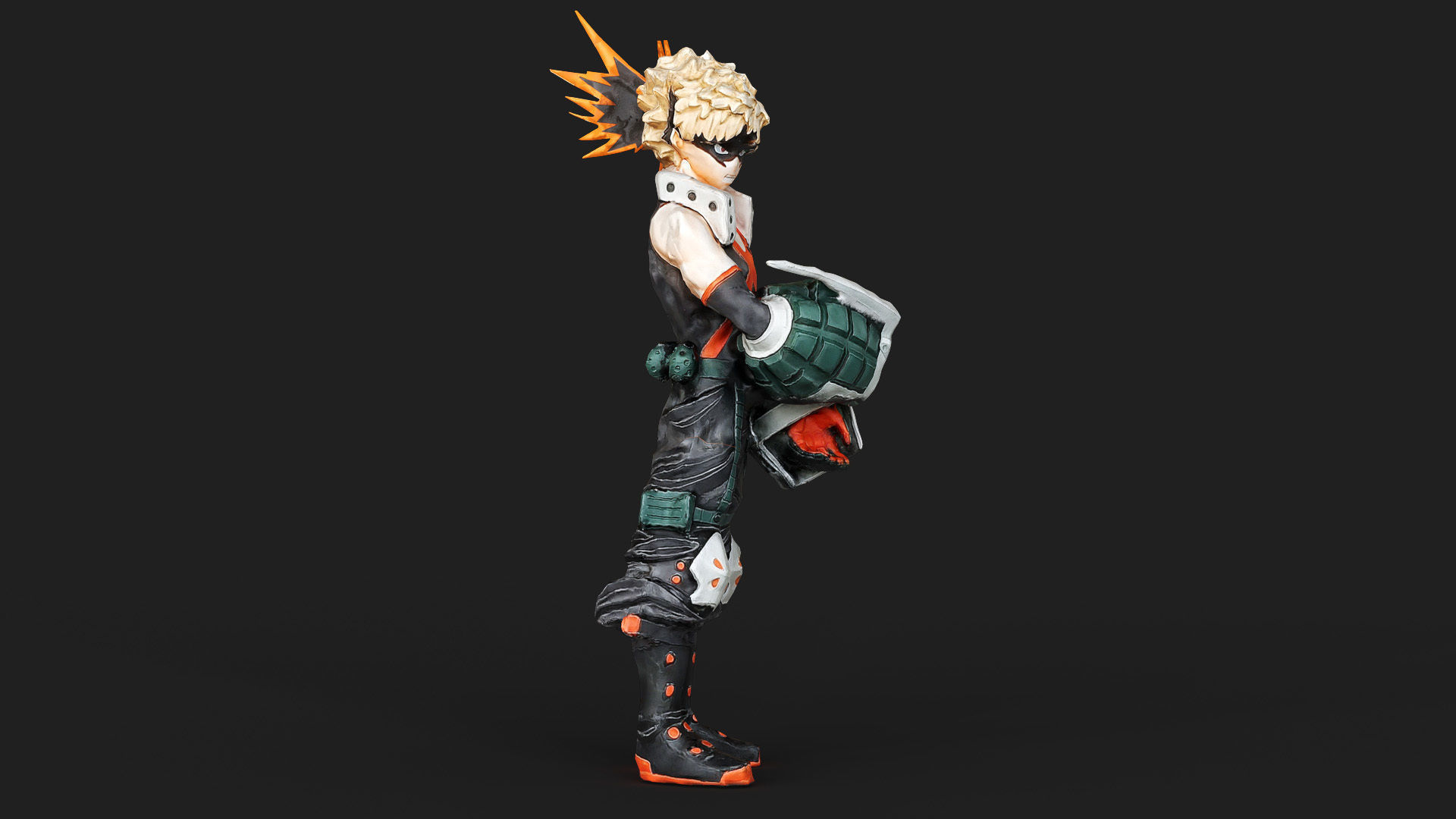 3D model Katsuki Bakugo My Hero Academia VR / AR / low-poly | CGTrader