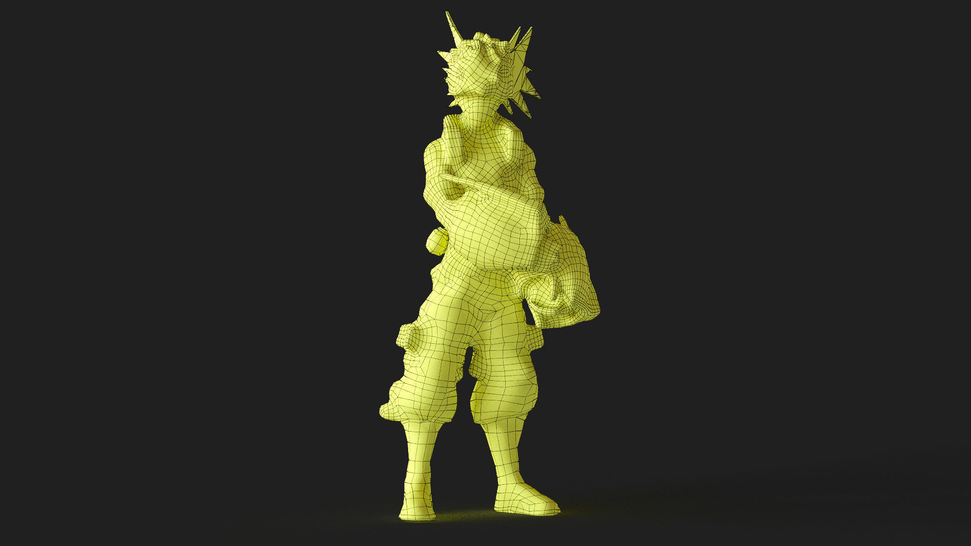 3D model Katsuki Bakugo My Hero Academia VR / AR / low-poly | CGTrader