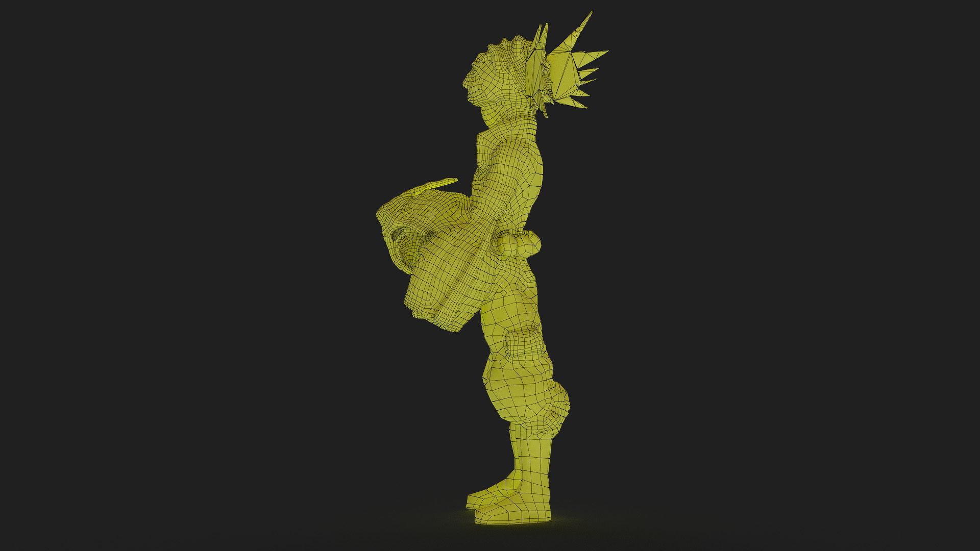 3D model Katsuki Bakugo My Hero Academia VR / AR / low-poly | CGTrader