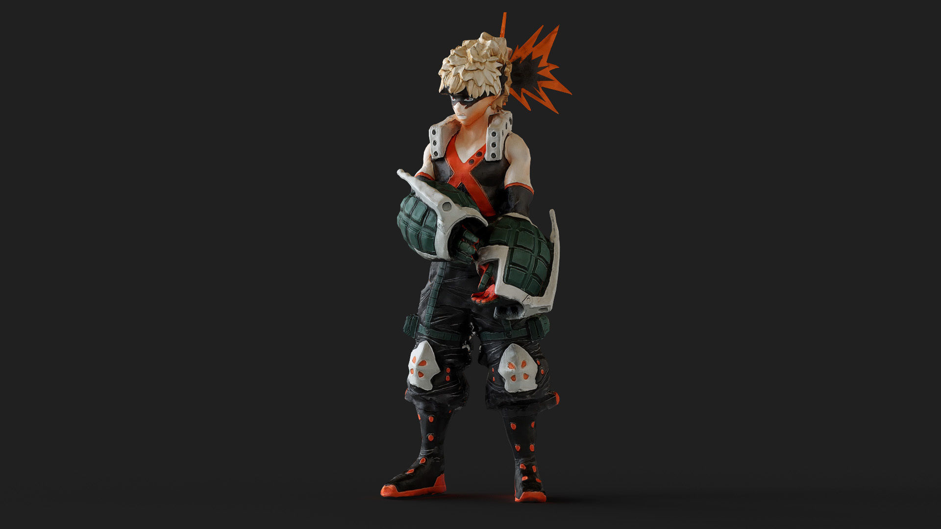 3D model Katsuki Bakugo My Hero Academia VR / AR / low-poly | CGTrader