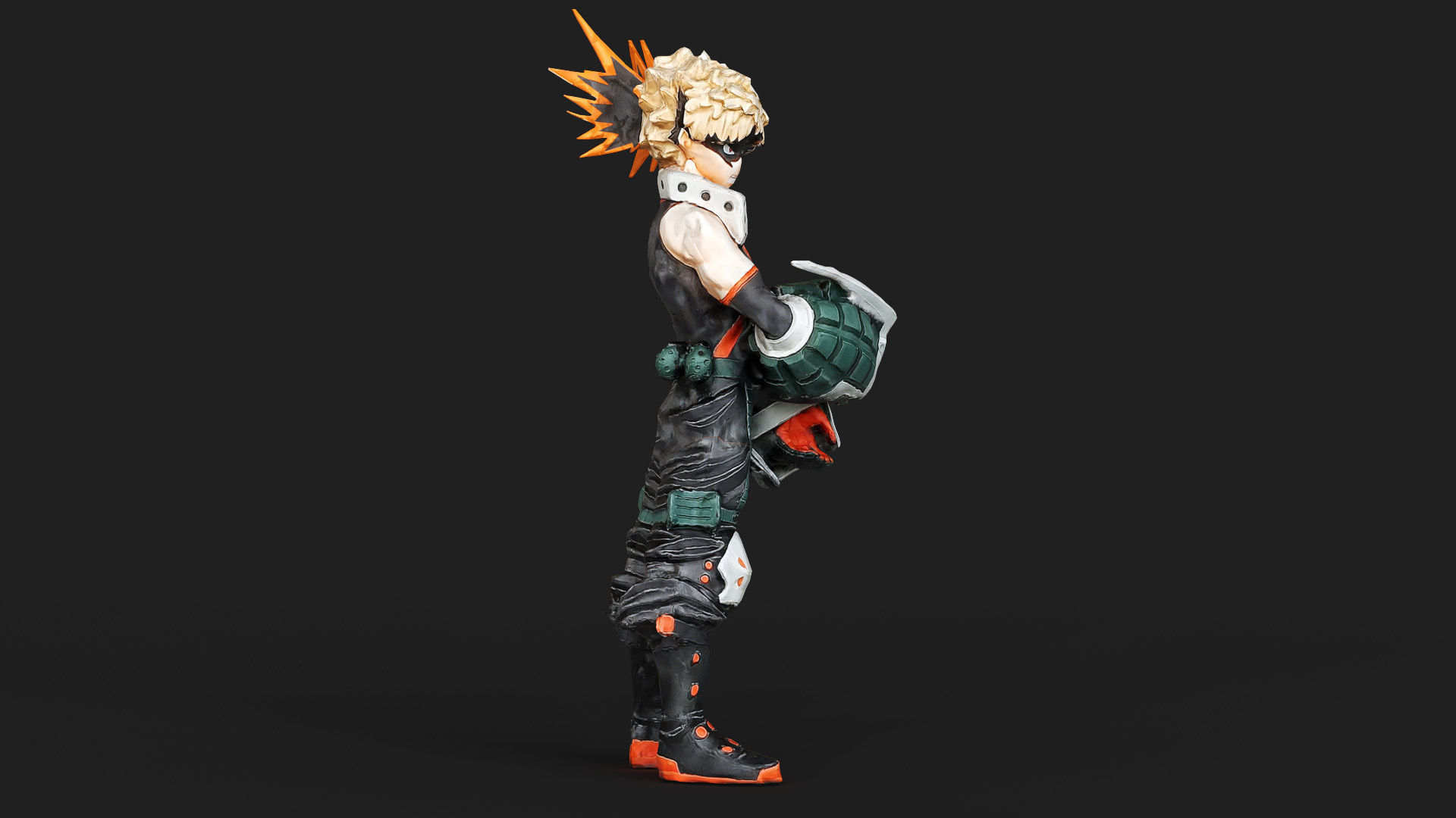 3D model Katsuki Bakugo My Hero Academia VR / AR / low-poly | CGTrader