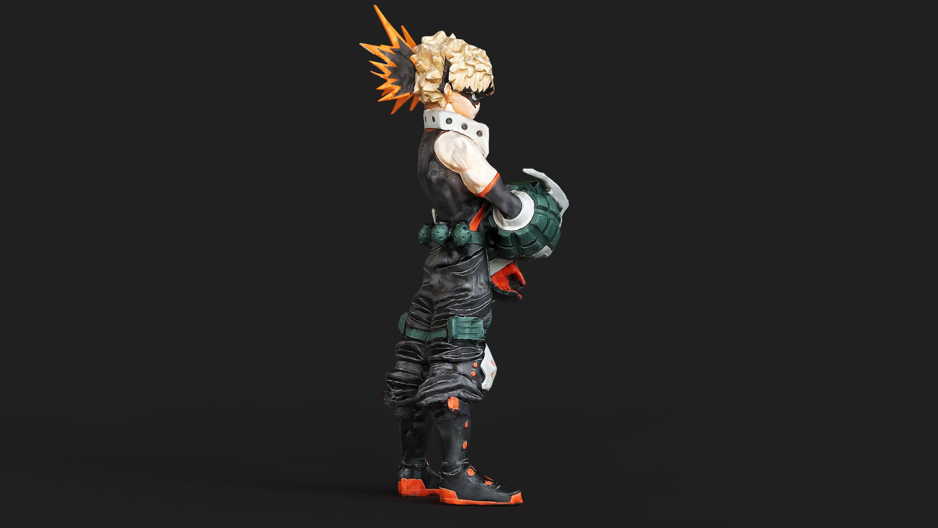 3D model Katsuki Bakugo My Hero Academia VR / AR / low-poly | CGTrader