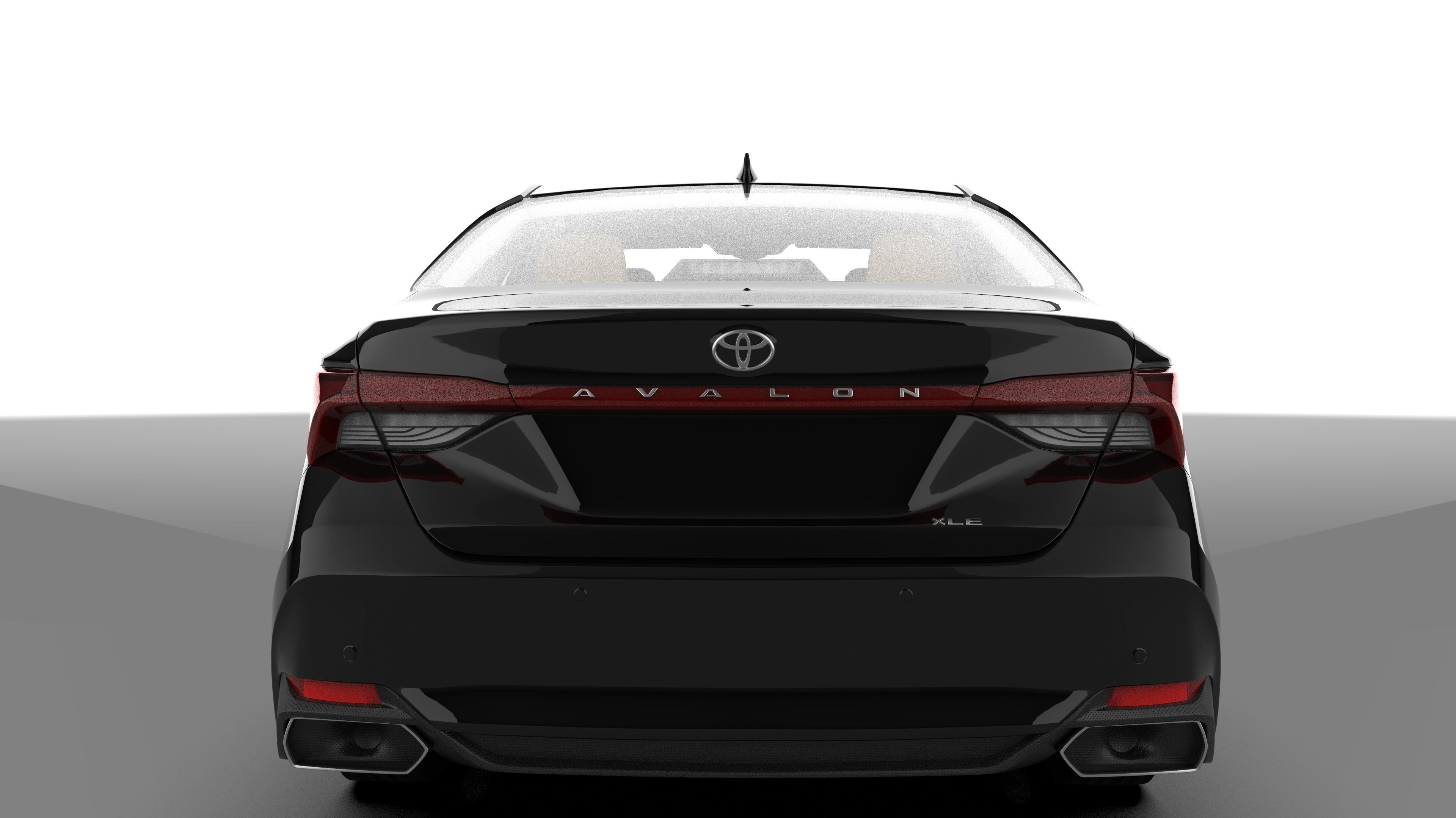 TOYOTA AVALON 2020 XLE HQ INTERIOR Rear Bumper Support 3D model 3D ...