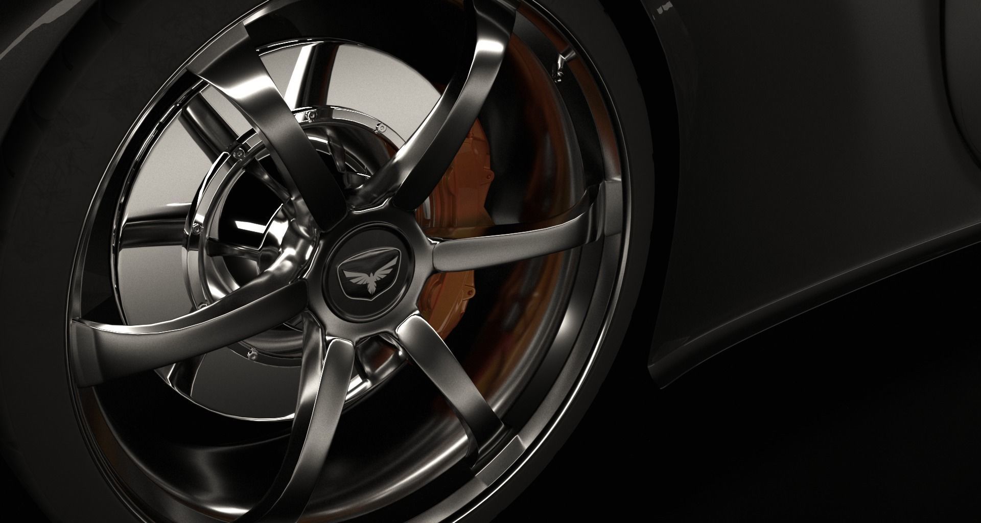 Falcon F1 Electric Concept Car 3D model | CGTrader