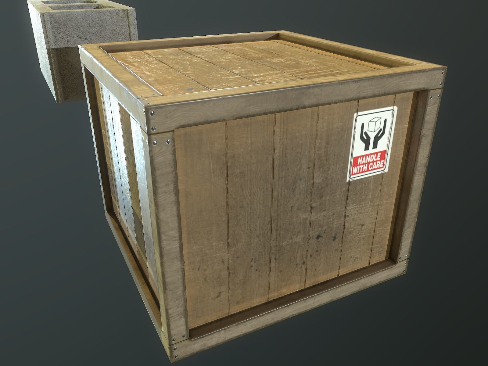 3D model box bricks props VR / AR / low-poly | CGTrader