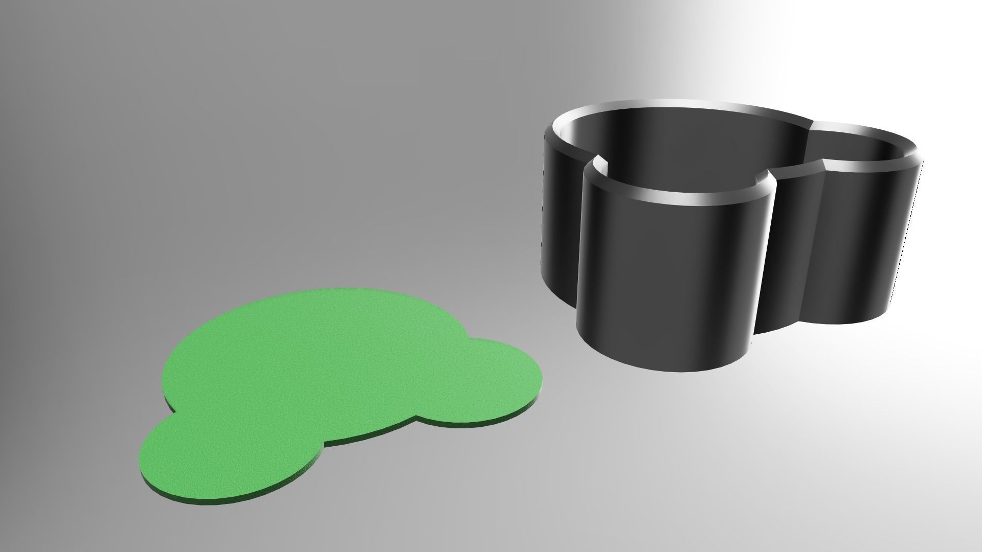 Bear Cake Mold STL OBJ FBX Files Autodesk Fusion 360 free 3D model 3D ...