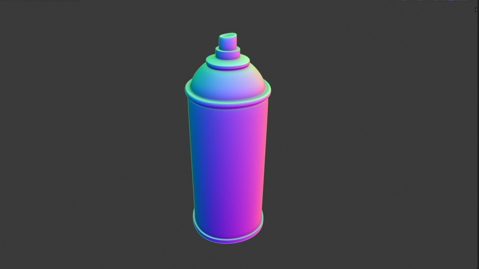 Paint Spray Can 3D model 3D printable | CGTrader