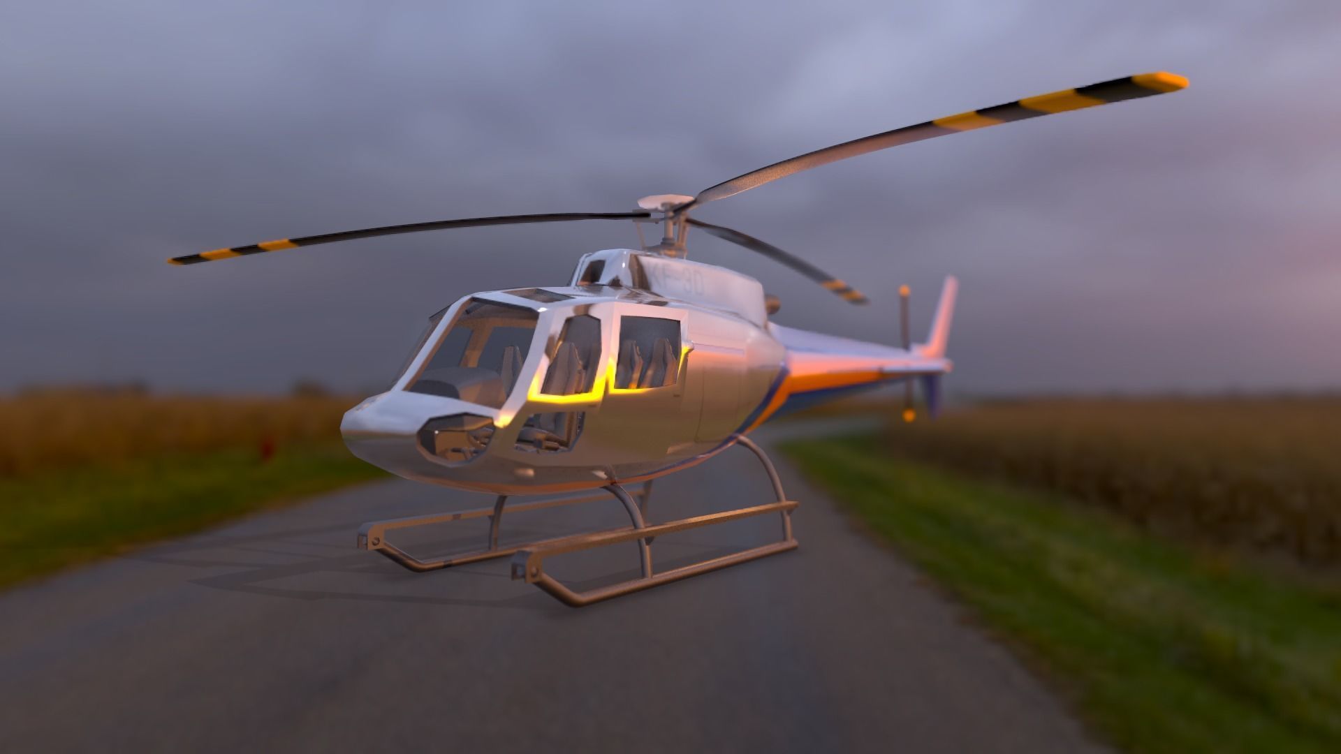 3D model Ultimate Low Poly Helicopter Pack VR / AR / low-poly | CGTrader