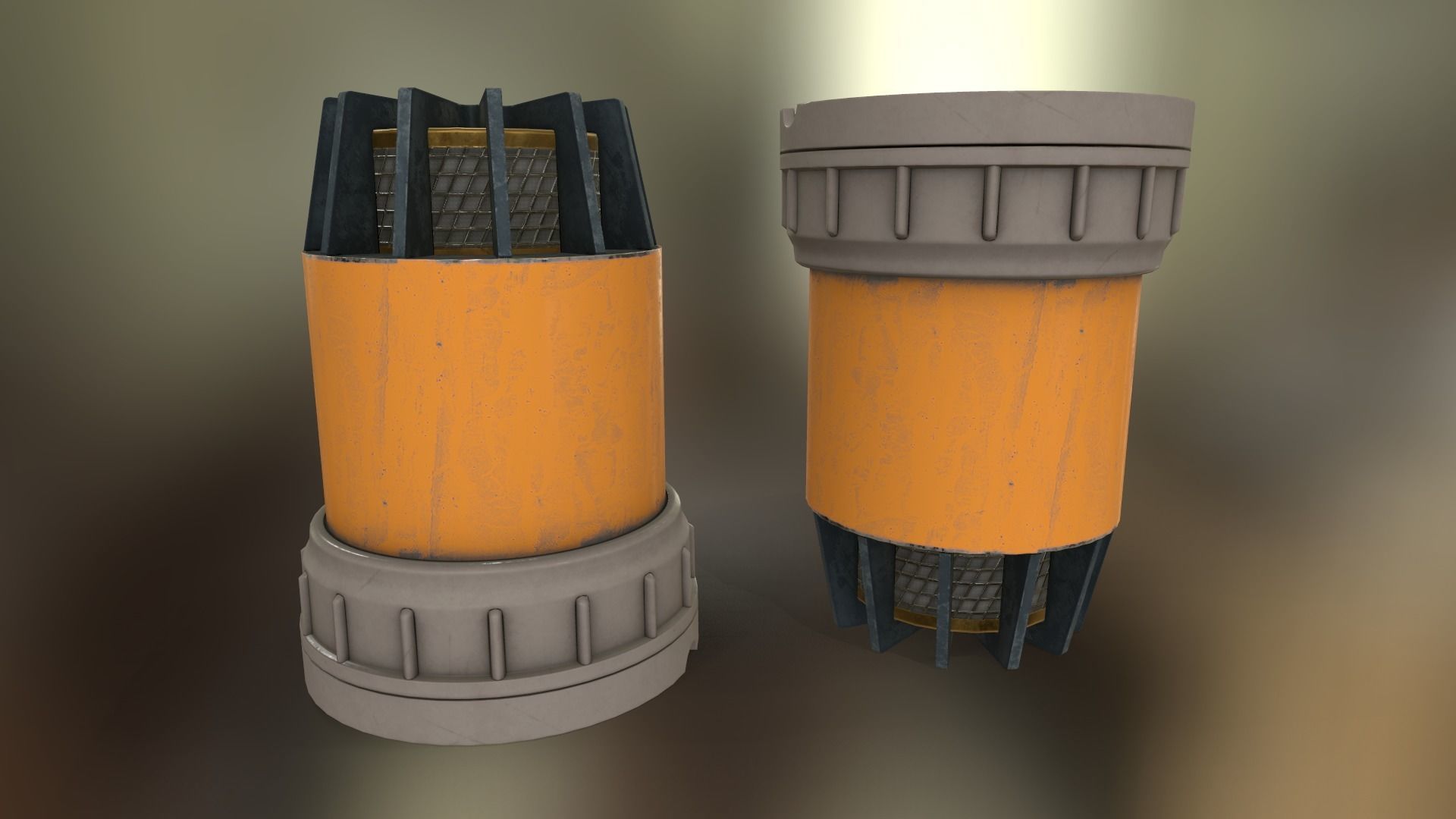 3D model Radioisotope smoke detector RID-1 VR / AR / low-poly | CGTrader