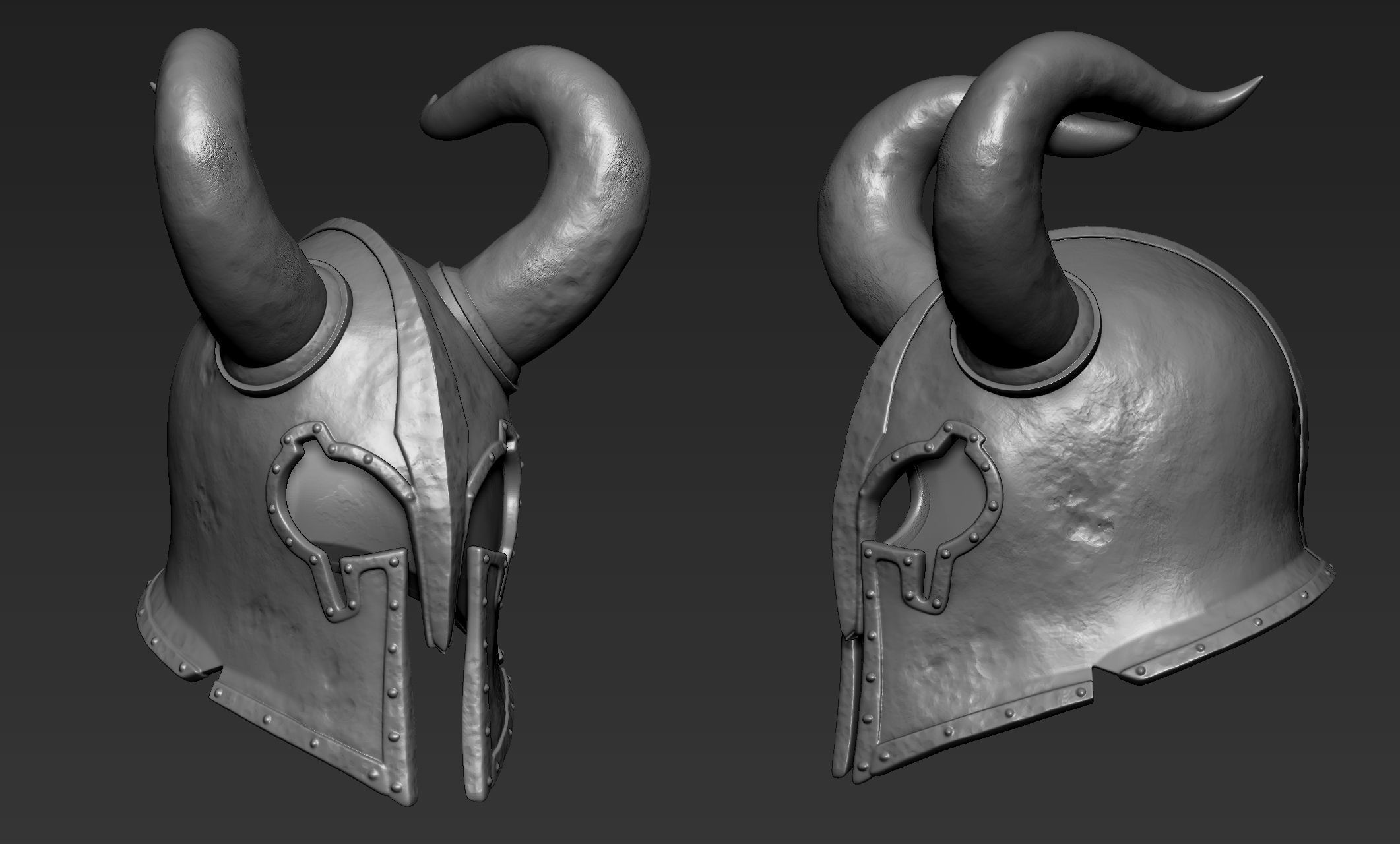 Set of 3d Printable Medieval Helmets Part 1 3D model | CGTrader