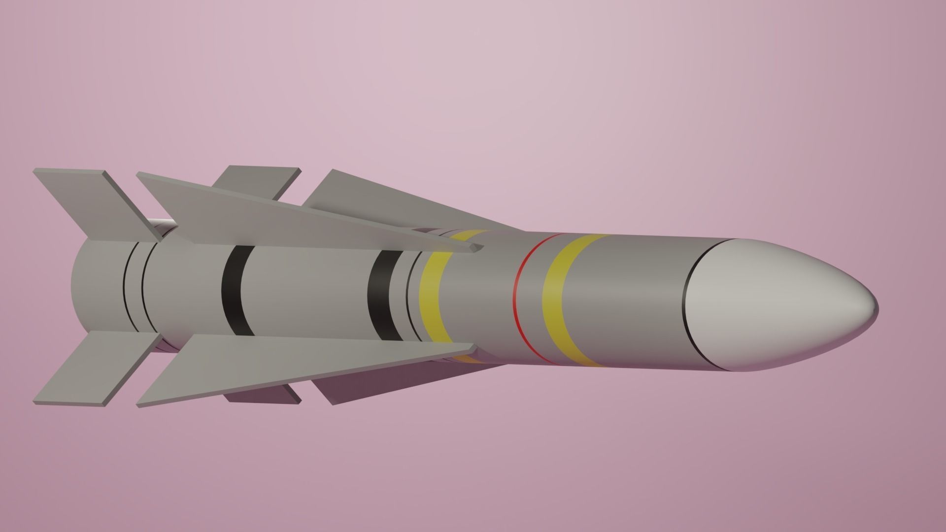 3D model AIM -54 Phoenix Missile VR / AR / low-poly | CGTrader