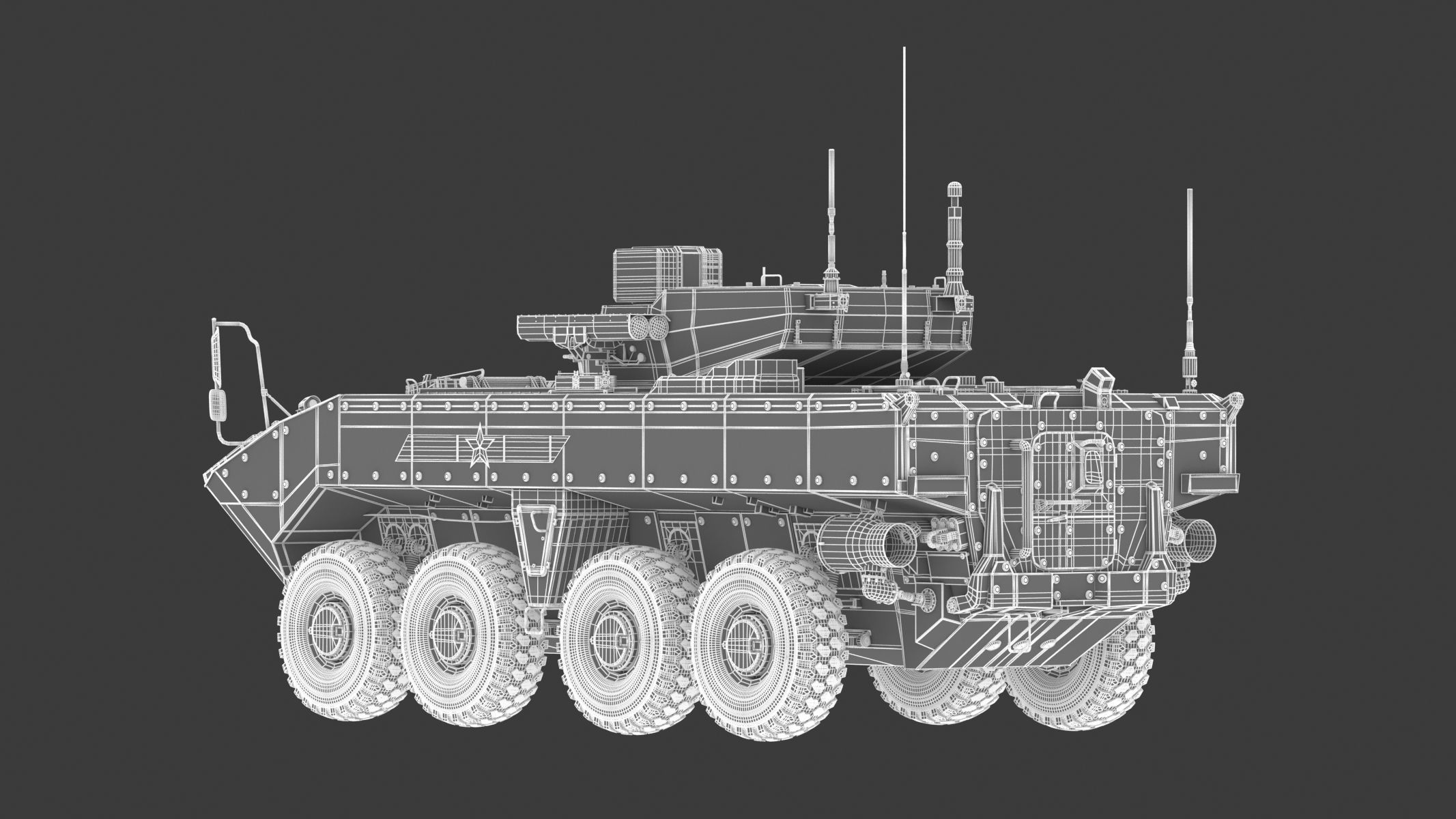 VPK-7829 Bumerang 3D model | CGTrader