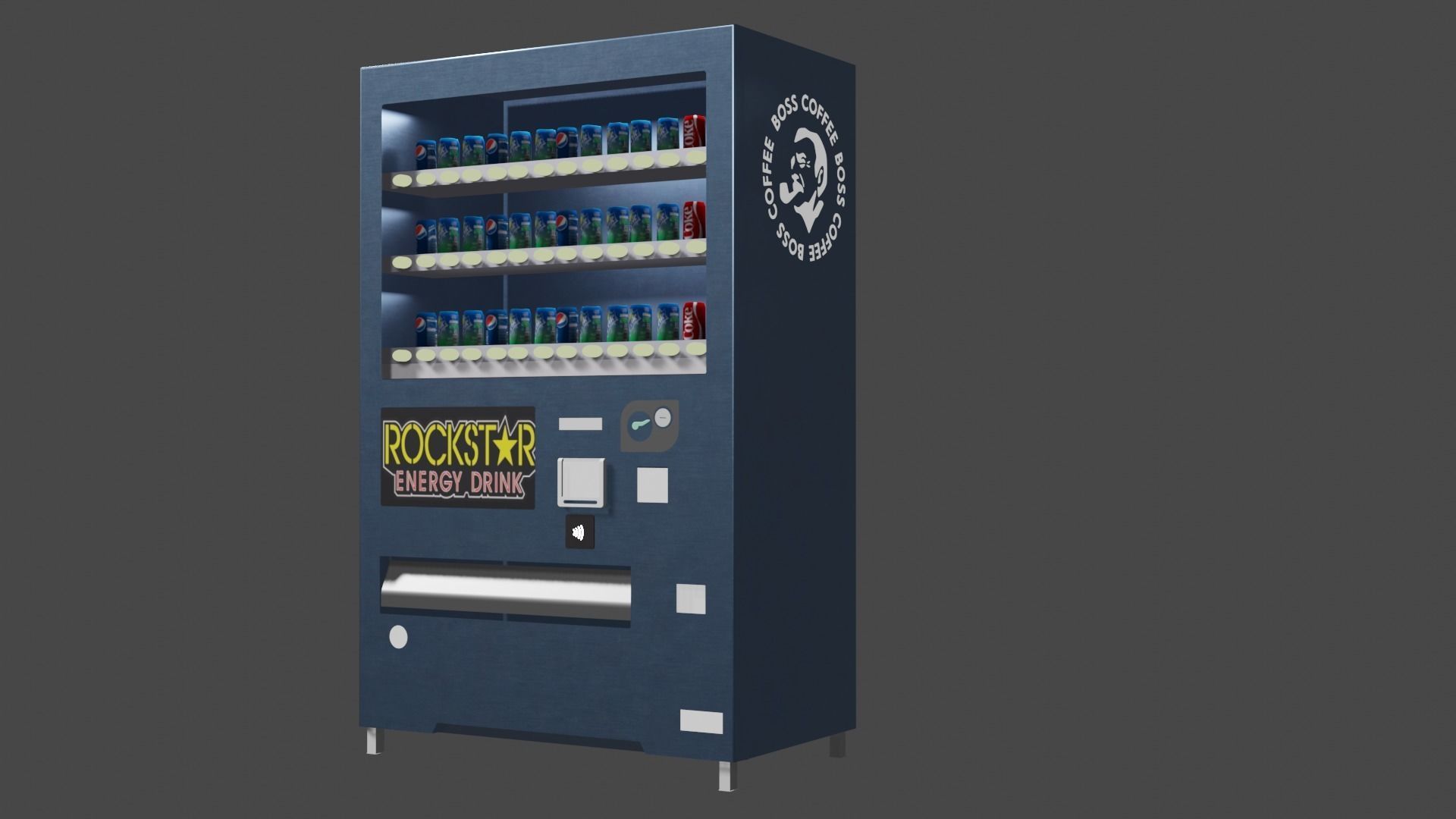 Vending Machine free VR / AR / low-poly 3D model | CGTrader