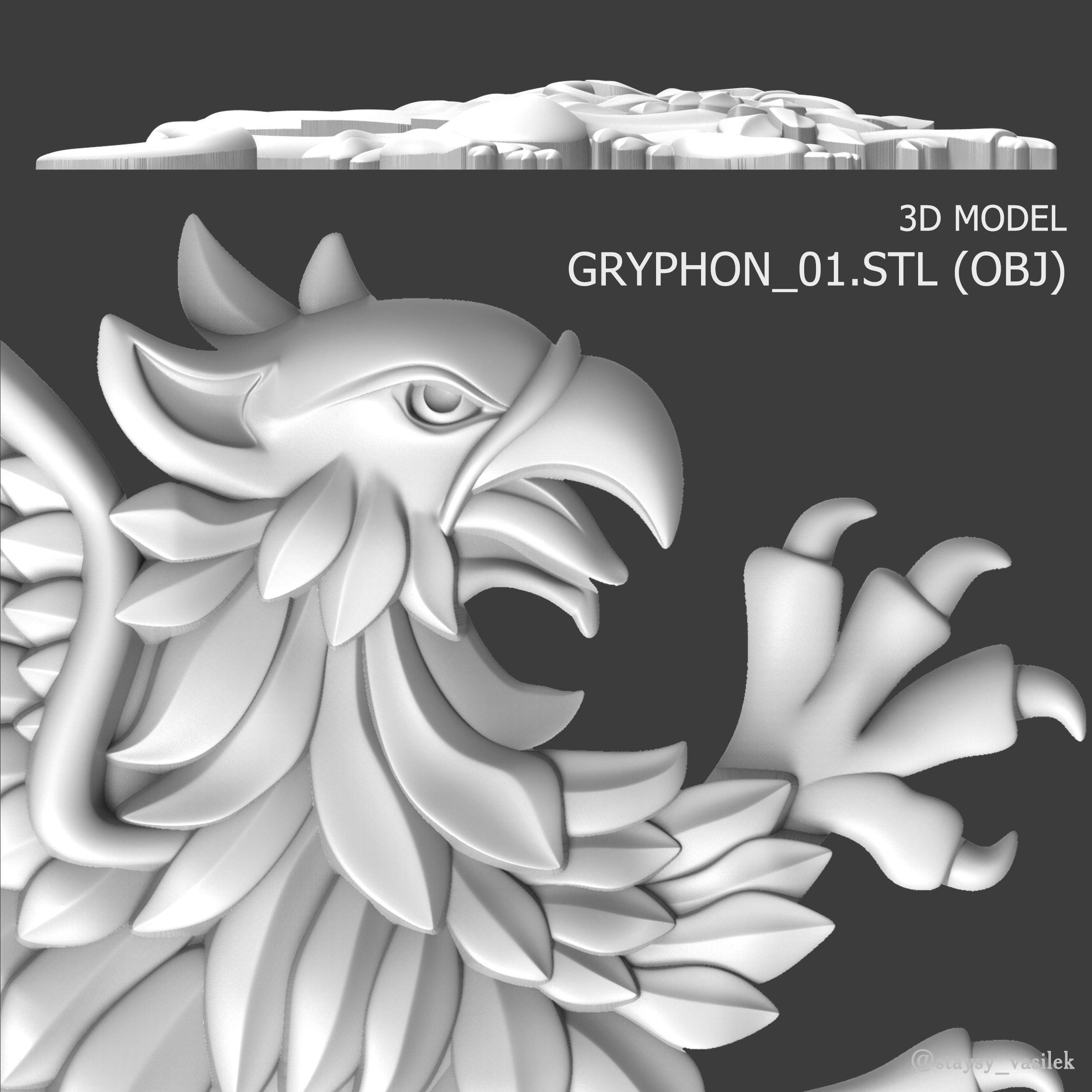 Gryphon cnc 3D model 3D printable | CGTrader