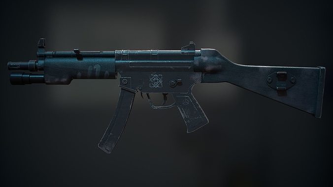 3D model Weapon model MP5 VR / AR / low-poly | CGTrader