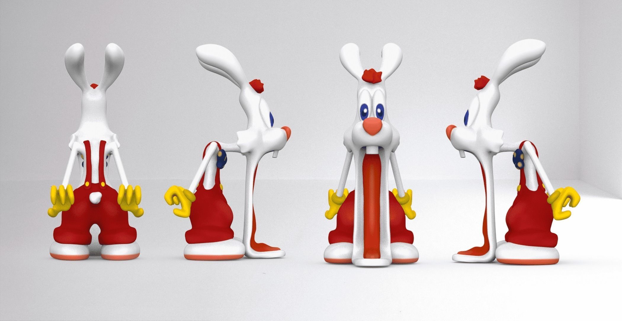 ROGER RABBIT 3D model 3D printable | CGTrader