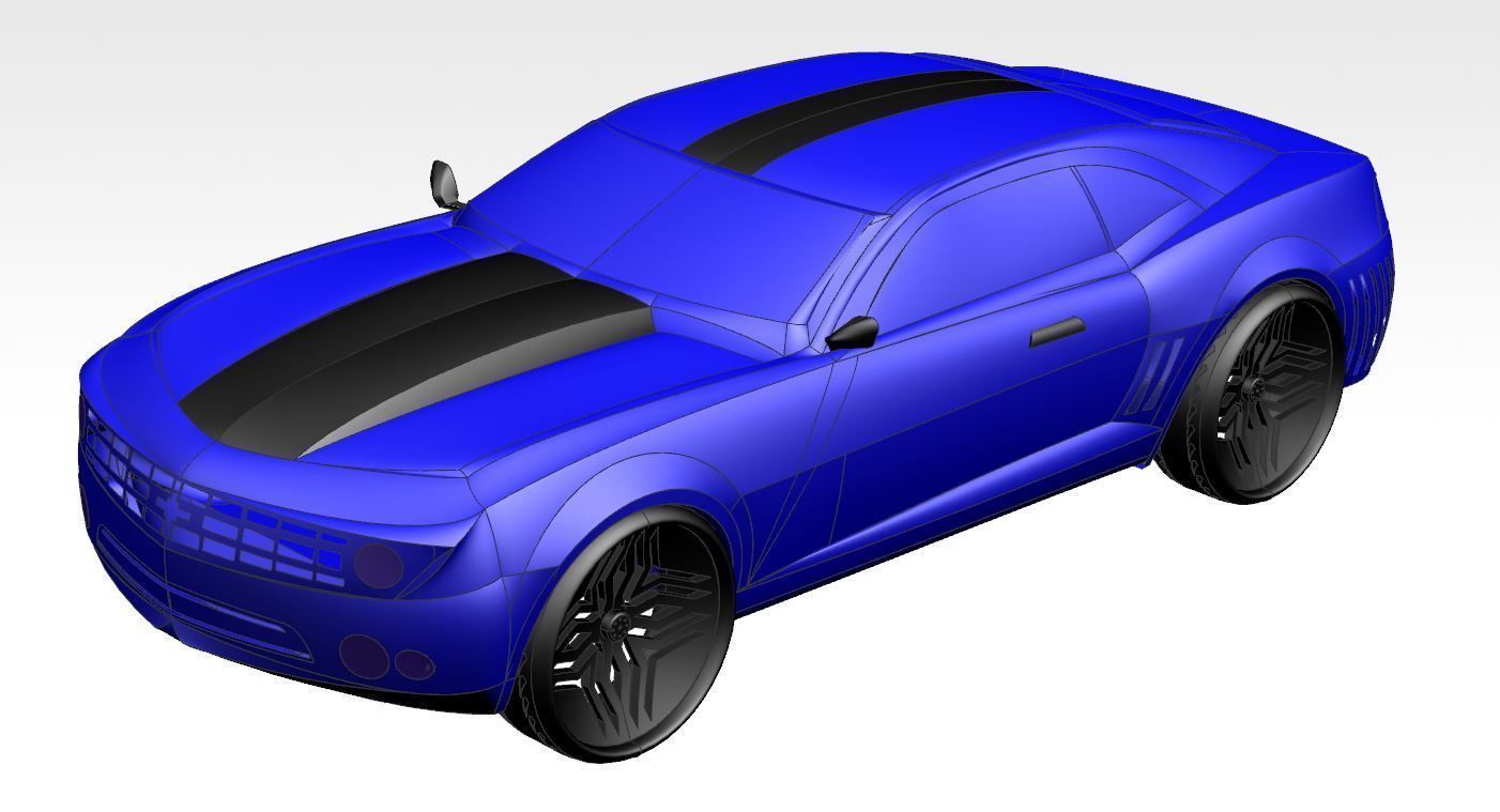 Chevrolet Camaro Concept Car 3D model | CGTrader