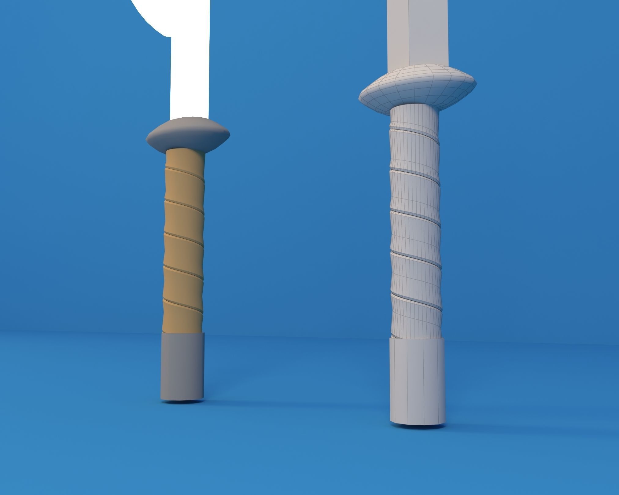 3D model Kiba Sword from anime Naruto - Boruto VR / AR / low-poly ...