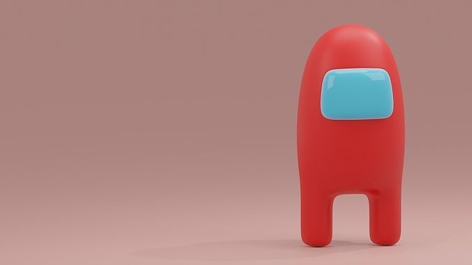 Among us Character Rigged 3D model rigged | CGTrader
