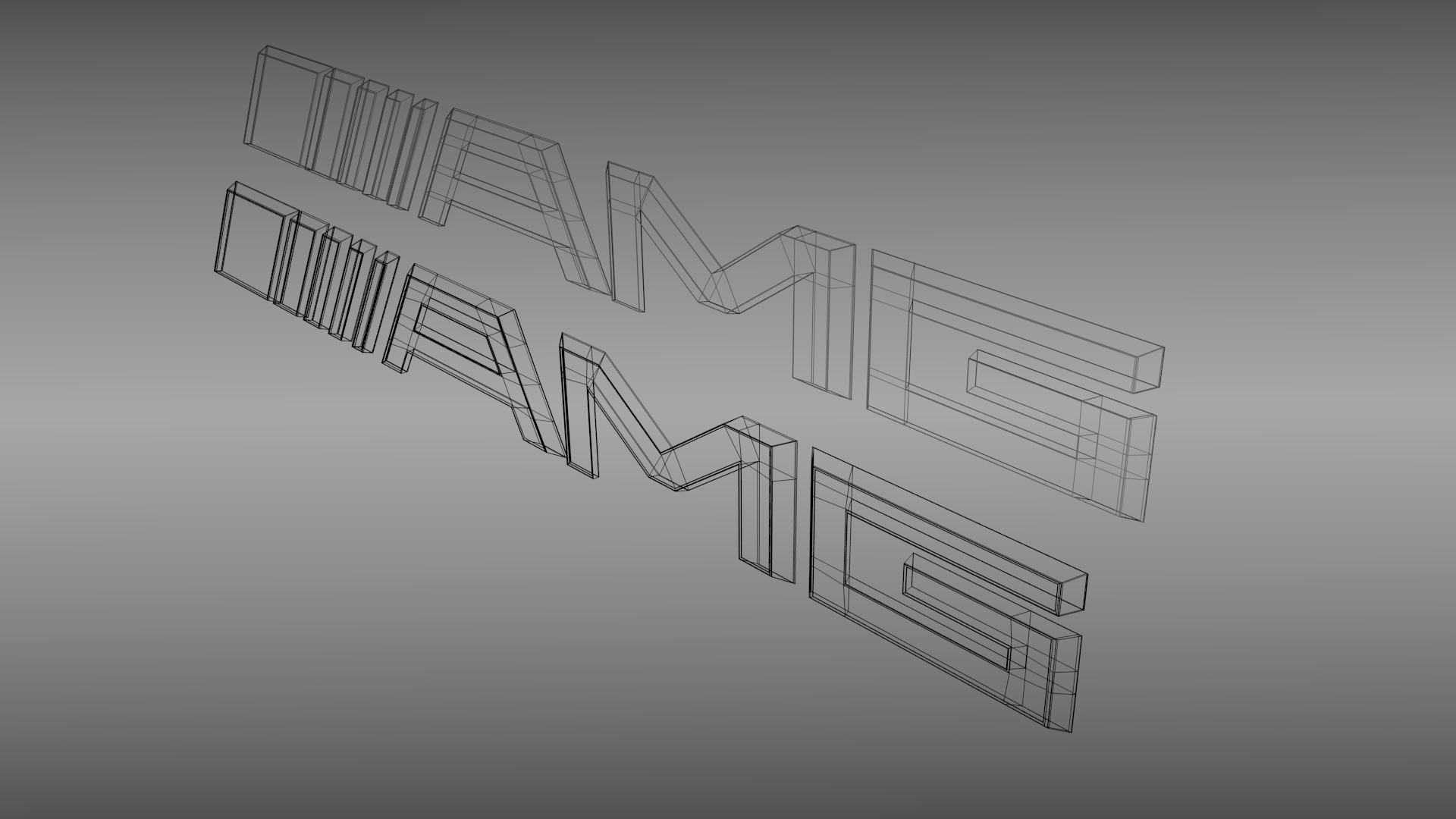 AMG logo set 3D model | CGTrader