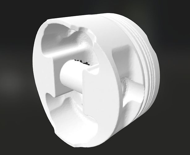 Piston 2L TFSI AUDI RS3 or VW 3D model 3D printable | CGTrader