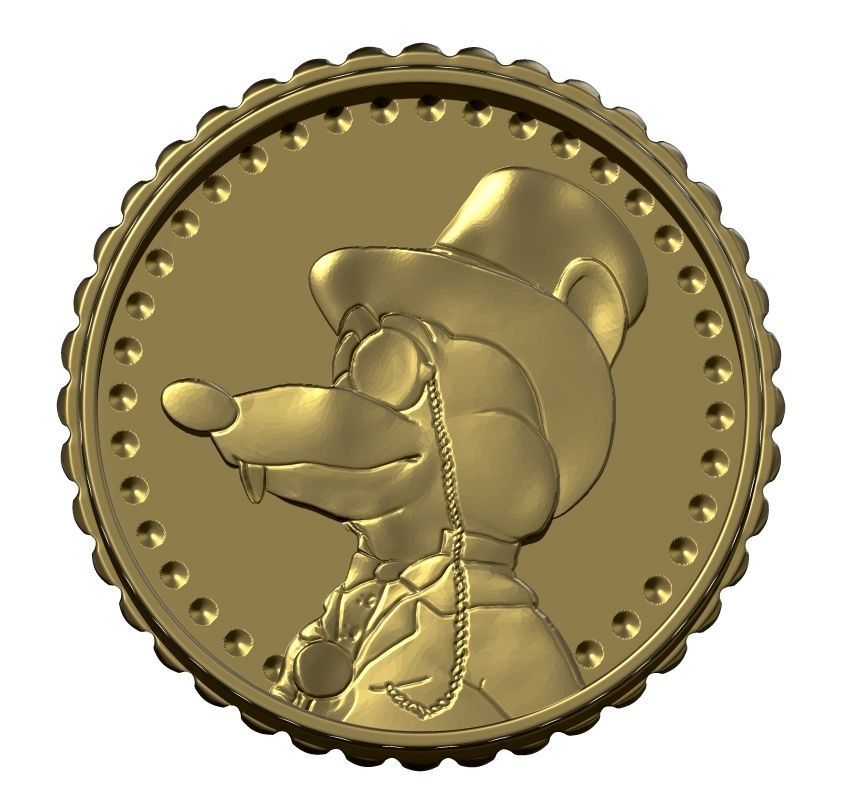 mr rat coins 3D model 3D printable | CGTrader