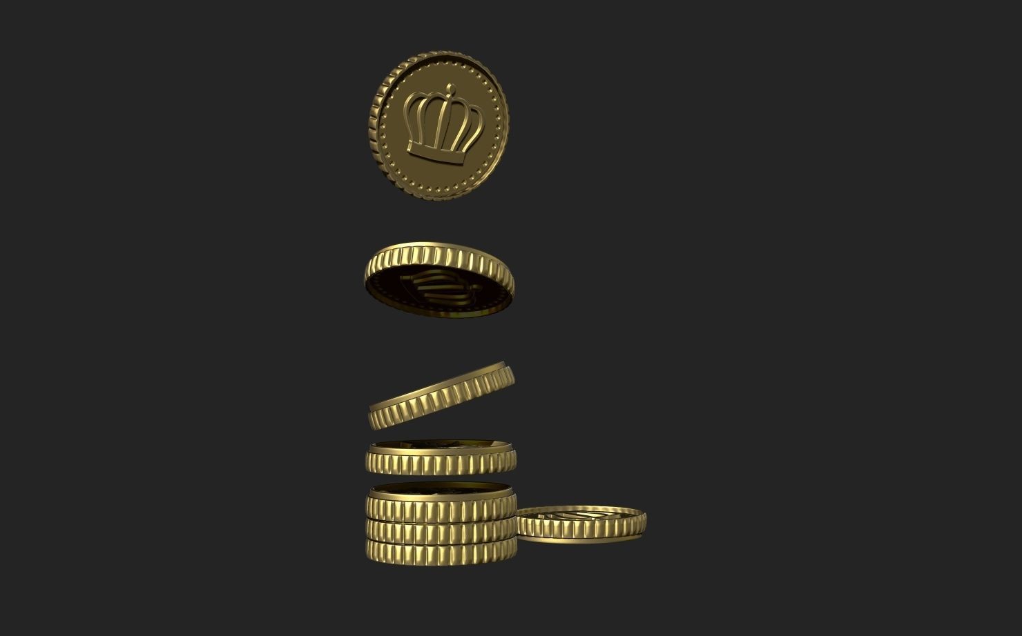 mr rat coins 3D model 3D printable | CGTrader