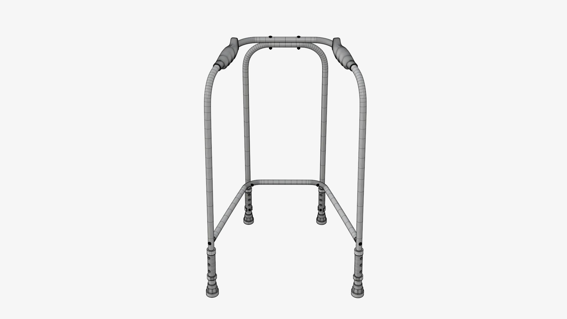 Lightweight narrow walking frame 3D model | CGTrader